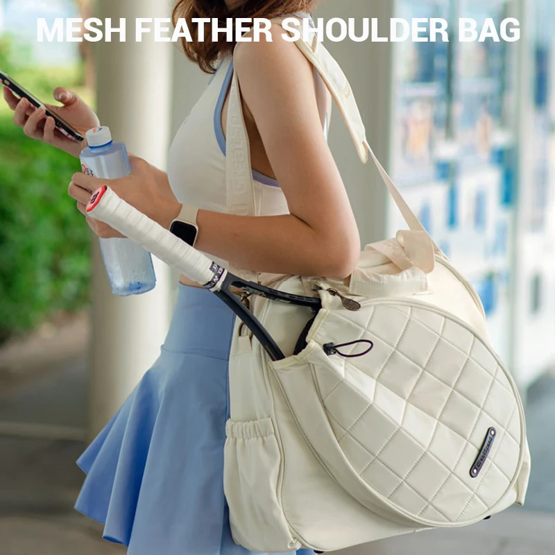 Tennis racket shoulder bag, badminton training storage bag, nylon ...