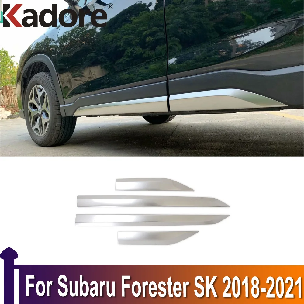 For-Subaru-Forester-SK-2018-2020-2021-Side-Door-Line-Garnish-Body-Trim ...
