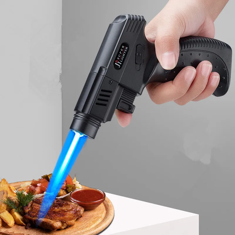 Welding-Gun-Lighter-Turbine-Jet-Torch-Gas-Windproof-Lighter-Kitchen ...