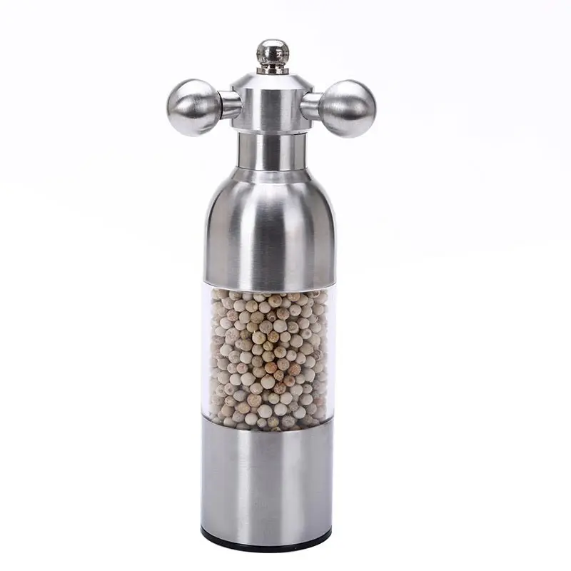 304-Stainless-Steel-Manual-Pepper-Grinder-Faucet-Shape-Black-Pepper ...