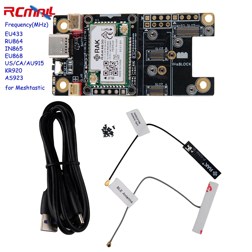 RAK4631-LoRa-WisBlock-Basic-Starter-Kit-BLE-SX1262-LoRa-Module-for-Arduino-Meshtastic-LoRaWAN ...