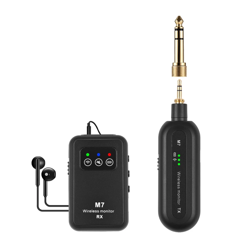 2-4G-Wireless-IEM-Transmitter-Receiver-Set-Stereo-90-Rotate-In-Ear ...