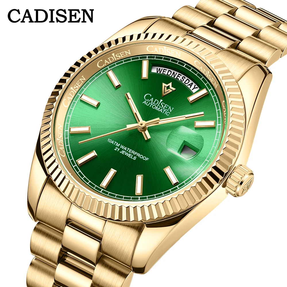 CADISEN-New-Week-Calendar-Type-Men-Watch-100M-Waterproof-Stainless ...