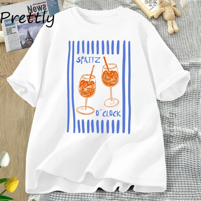Spritz T-Shirt Cocktail Spritzy Tshirt Summer Vacation Italy T Shirt ...