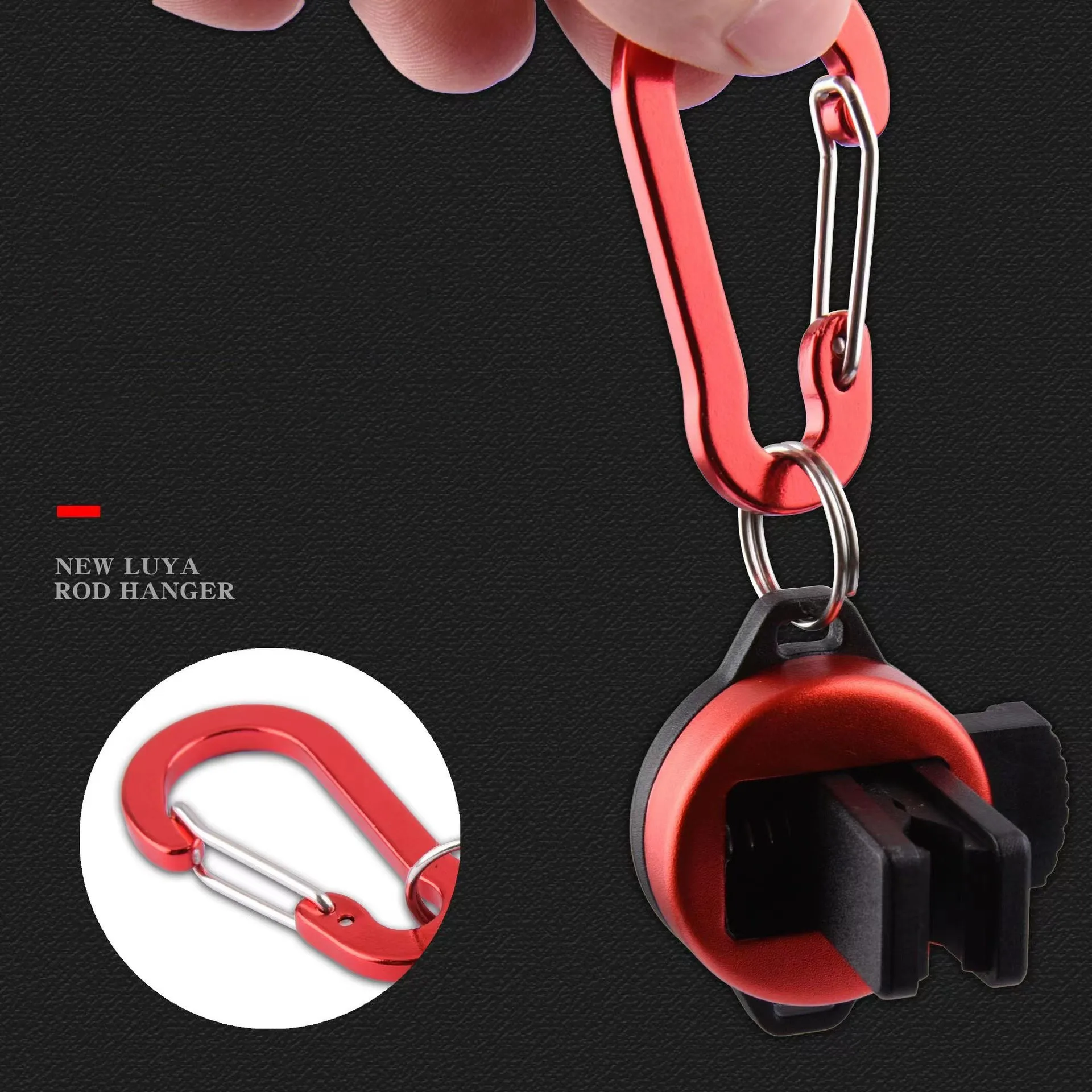 1Pcs-Fly-Fishing-Rod-Holder-Aluminum-Alloy-Waist-Belt-Rod-Holder-Clip ...