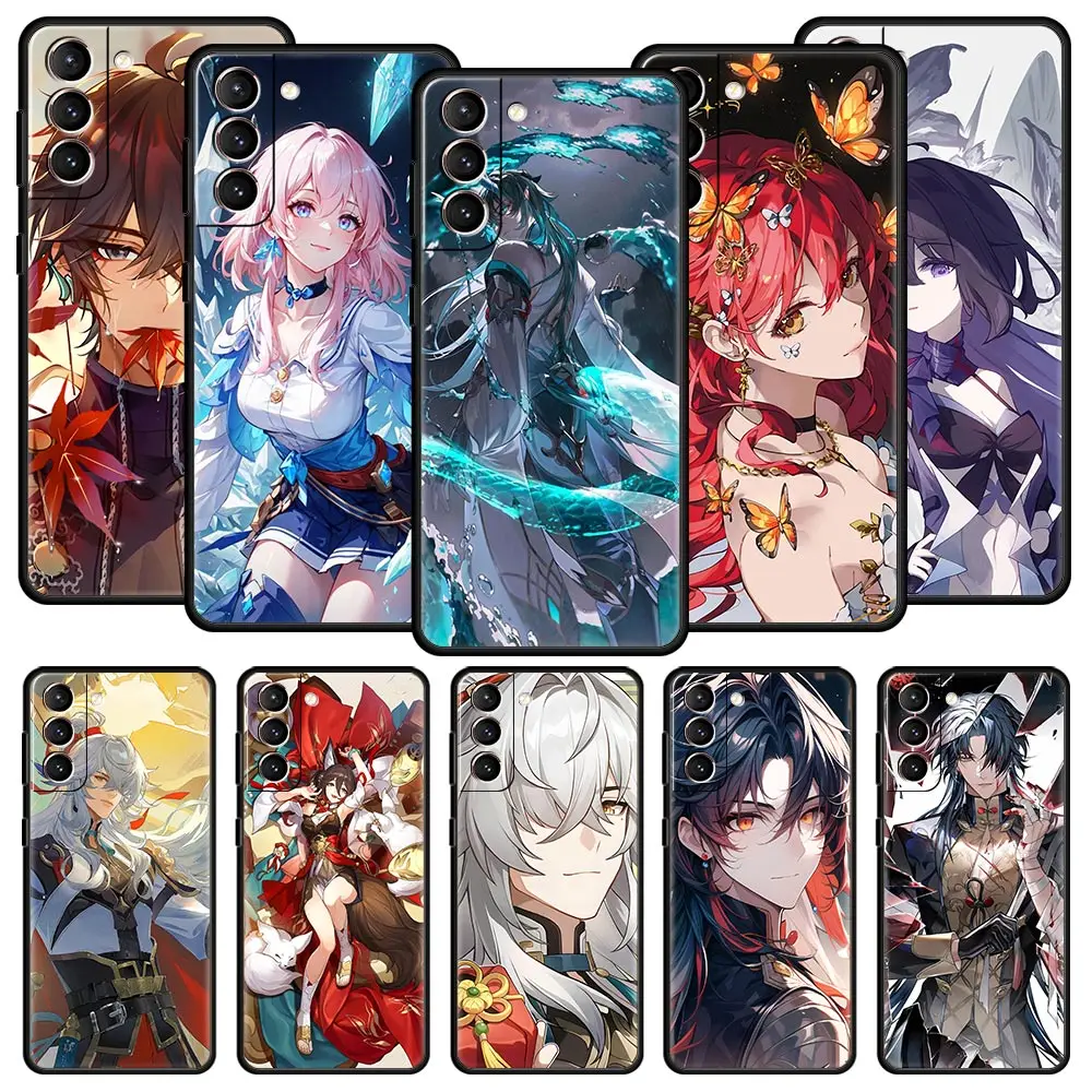 Honkai Star Rail Gepard Bronya Phone Case For Samsung Galaxy S24 S23 ...
