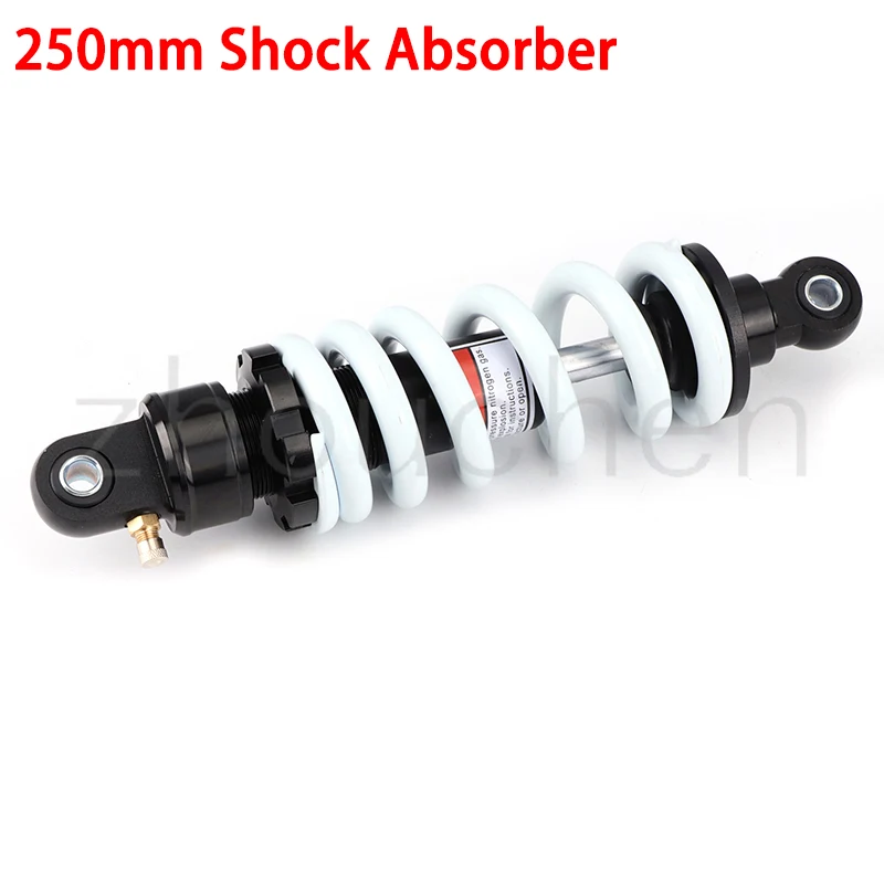 250mm Alloy off-road Motorcycle Rear Shock Absorber Damping Adjustable ...