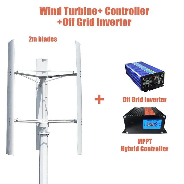 Maglev Wind Turbine Generator 20000W 12V24V48V Vertical Wind Generator ...