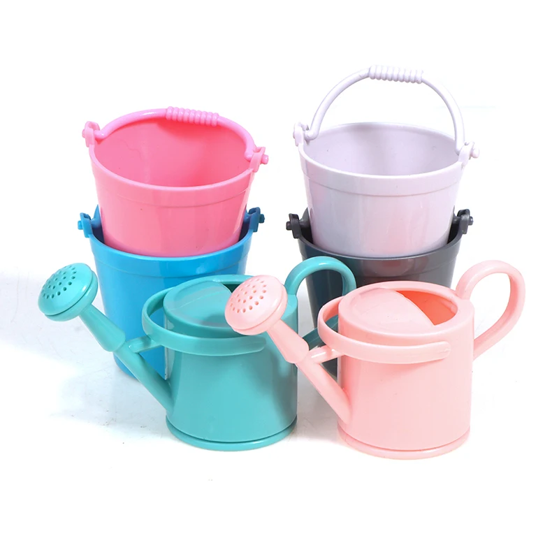 Mini Cute Buckets Watering Can For Dollhouse Decoration Miniature Toy ...