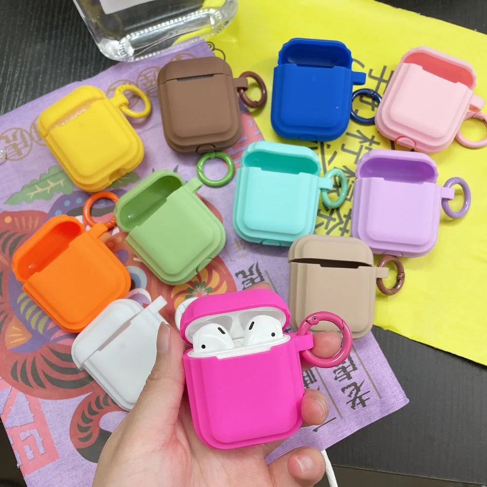 Silicone Earphone Cases For Airpods 1/2/3 Wireless Earphone Cover ...