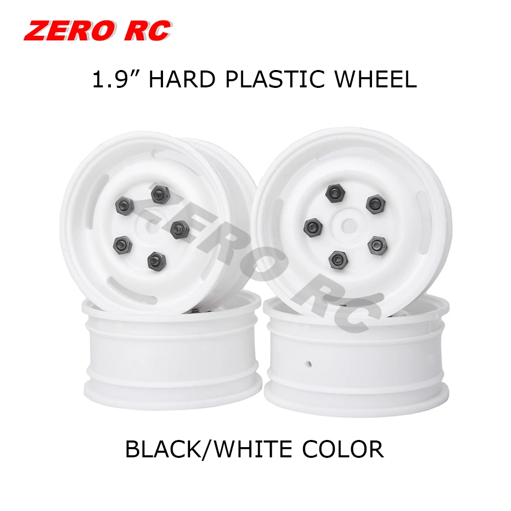Plastic Wheels Rims | Parts Accs - 4pcs Crawler Plastic 1.9 1/10 Rc Car ...