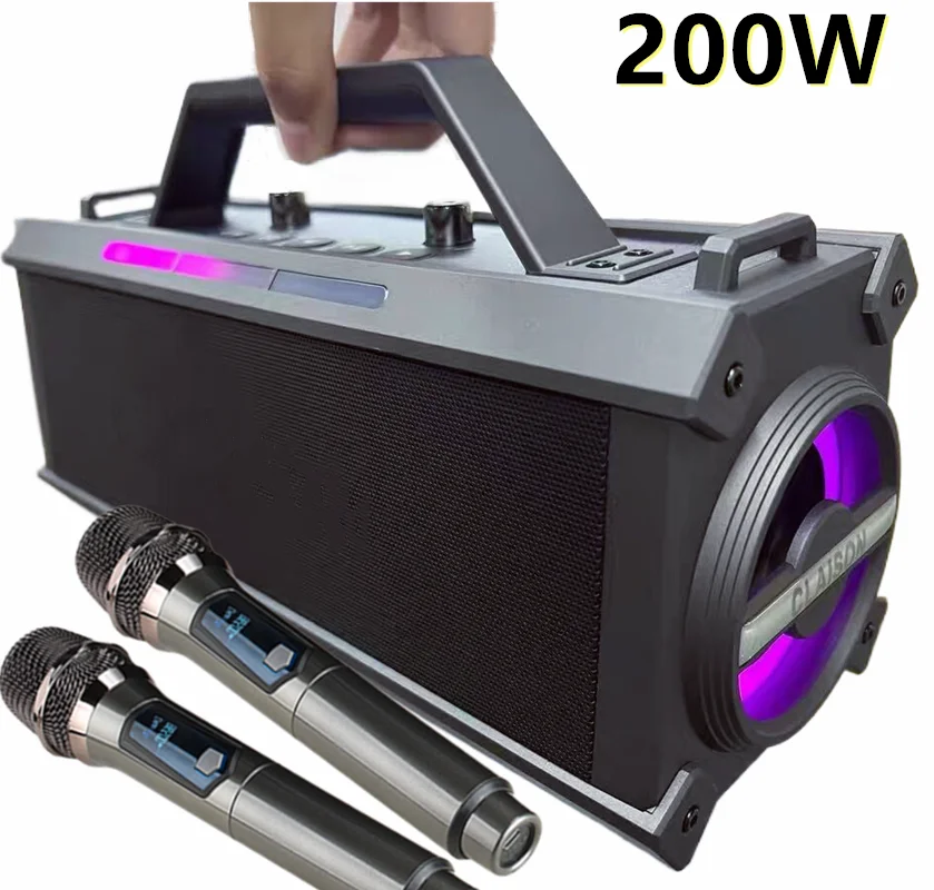 200W-Caixa-De-Som-Bluetooth-Surround-Speaker-Home-Theater-Karaoke ...