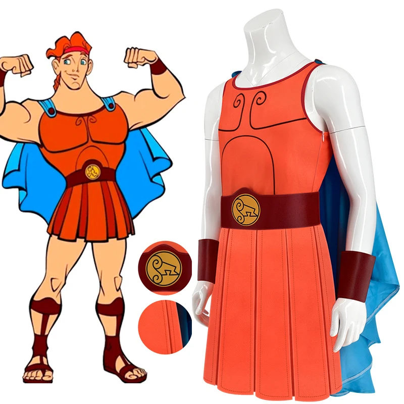Movie-Hercules-Cosplay-Costume-for-Man-Boys-Top-Cloak-Belt-Men ...