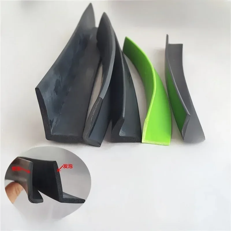 2 Meter L shaped rubber edging strip door seal strip weatherstrip edge ...