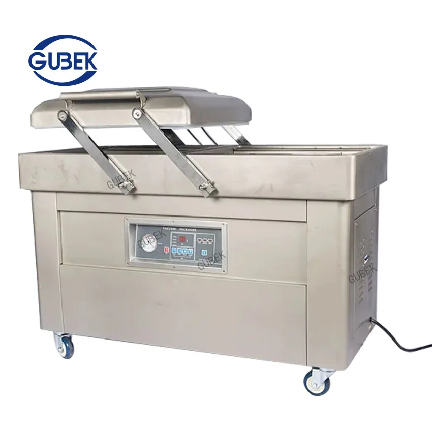 DZ500 Automatic Large double chamber vacuum packing machine or vacuum ...
