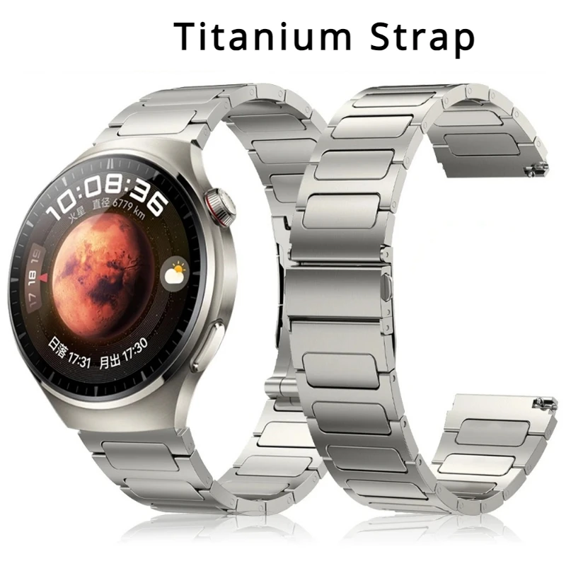 Titanium-Strap-for-Huawei-Watch-4-4-Pro-GT4-46mm-Gt2-2Pro-Bracelet ...
