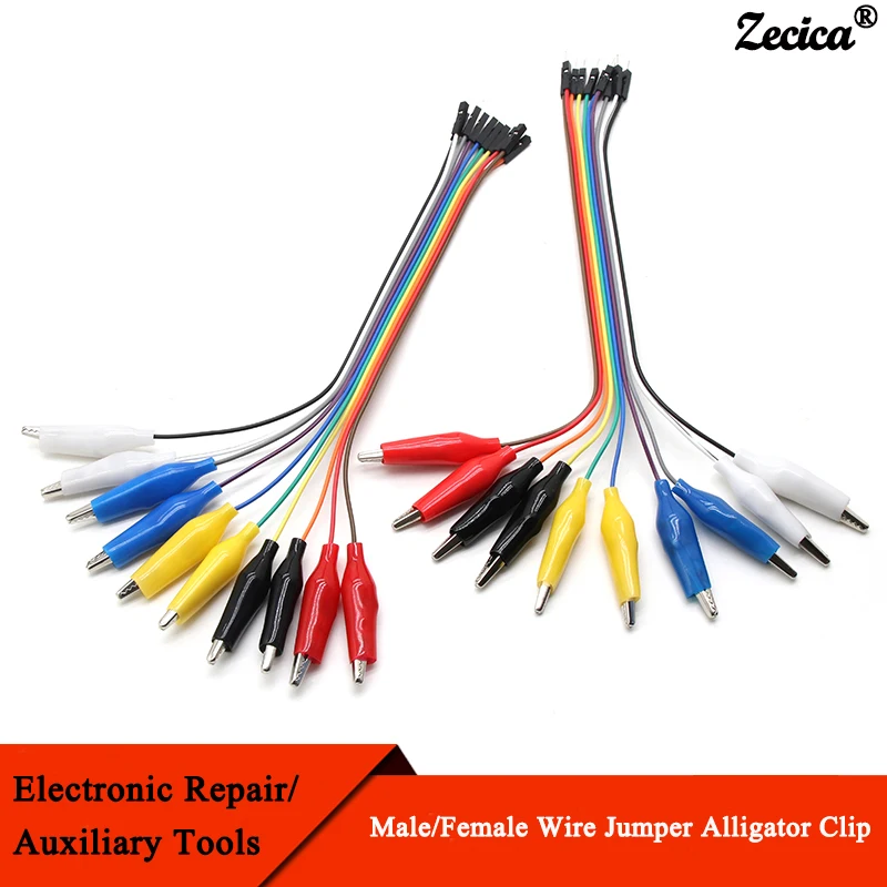 Pinzas-de-cocodrilo-de-doble-cabeza-Cable-de-puente-conexi-n-DIY-20cm ...