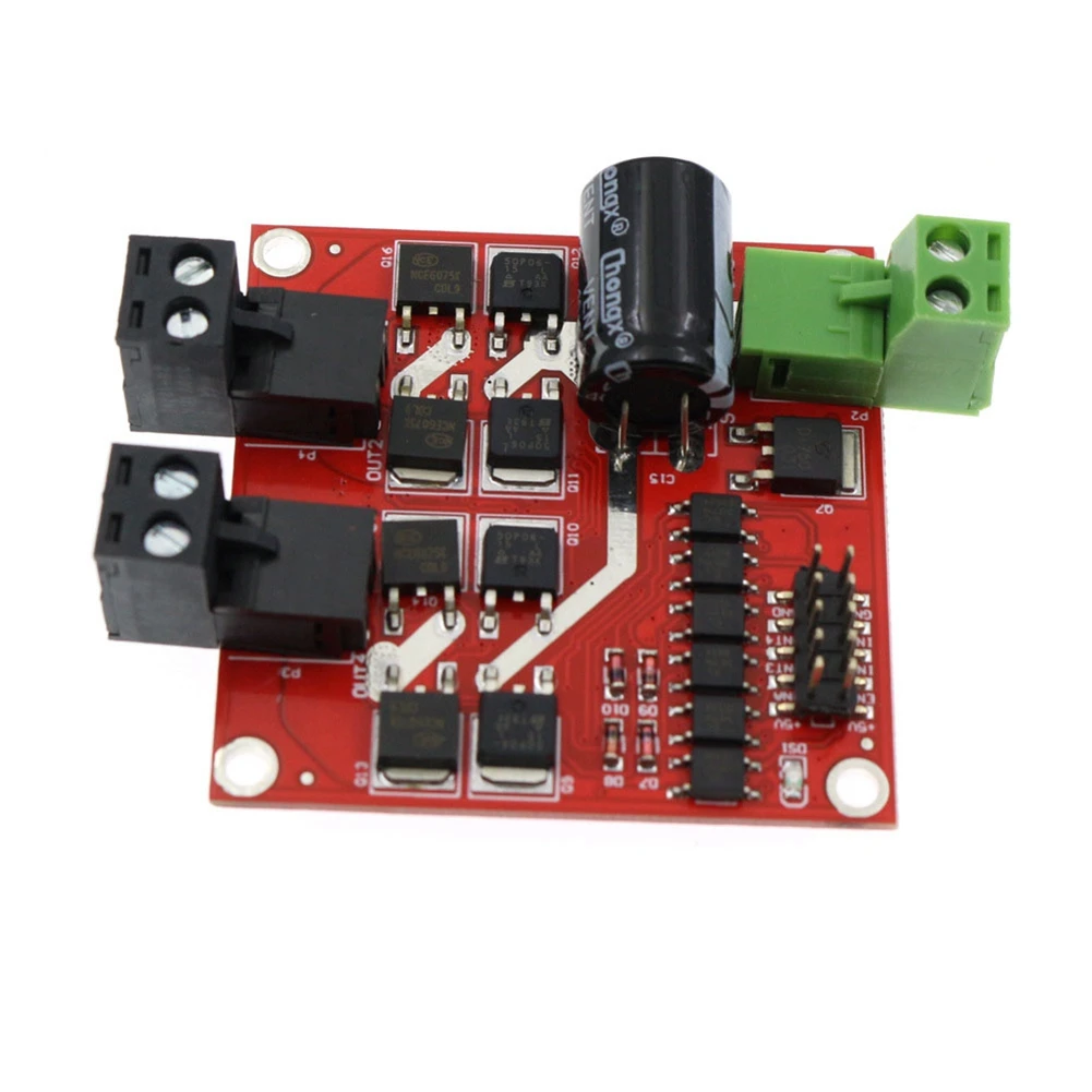 L298 Dual Channel Motor Driver DC 6.5V 27V 7A Motor Control Board ...