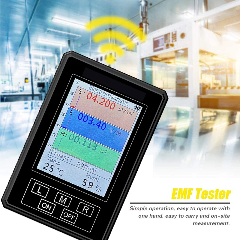 Br-9a-xr-2-pro New Electromagnetic Radiation Detector Emf Meter High ...