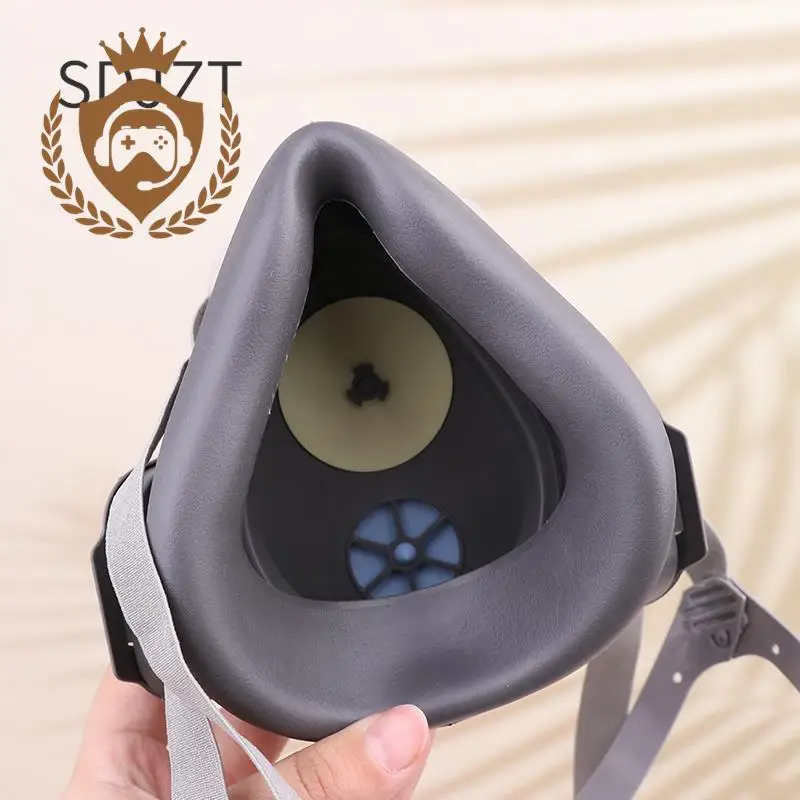 Half-Face-Dust-Mask-Respirator-Dust-Proof-Work-Safety-Rubber-Mask ...