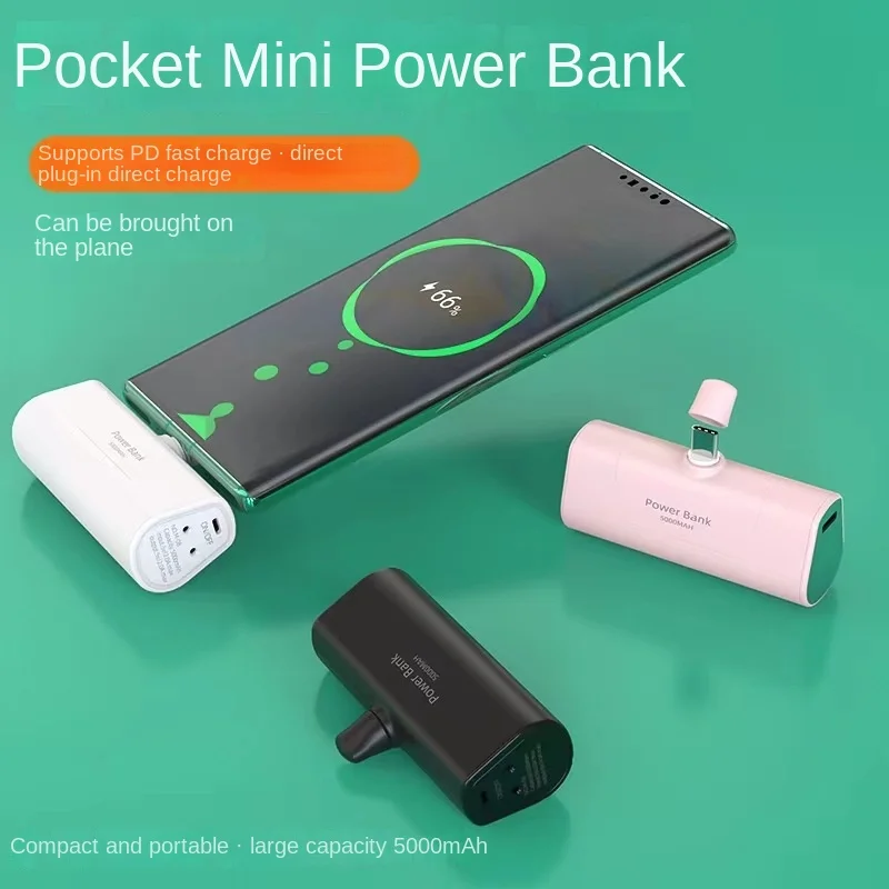 Wireless-Capsule-Fast-Charge-Power-Bank-Compact-Mini-Convenient-Digital ...