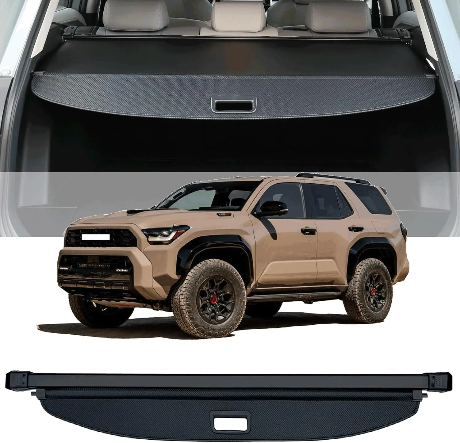Rear Trunk Cargo Security Cover for Dodge Durango Toyota 4Runner Audi ...