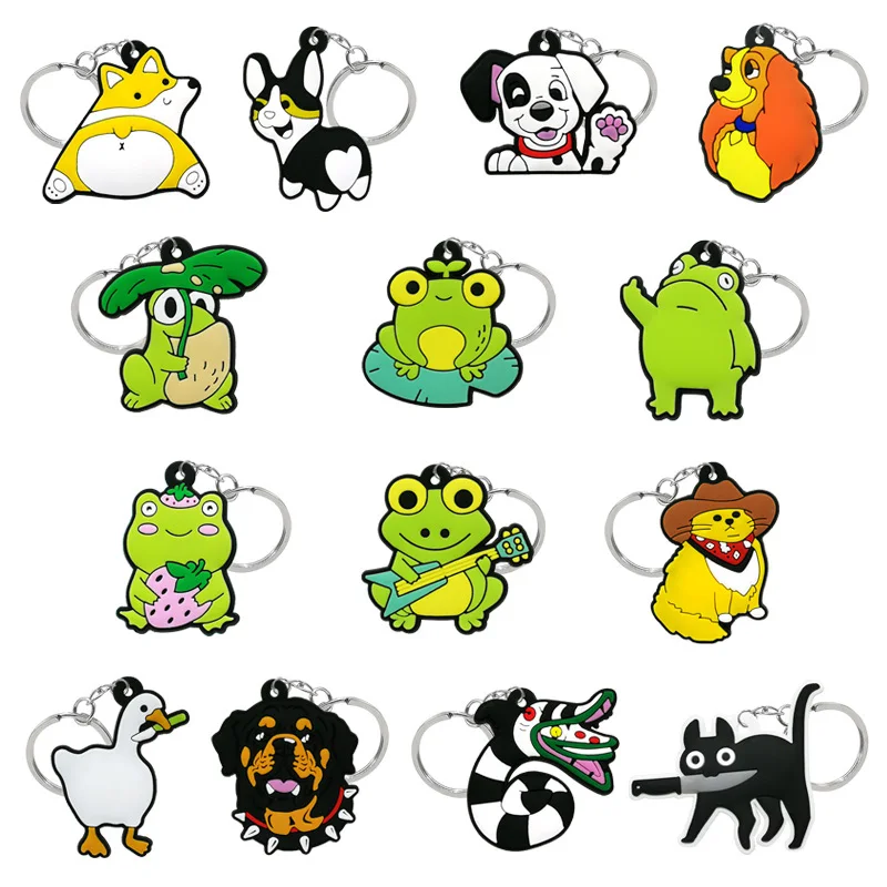 1pcs-pvc-Pendant-Keychain-Cartoon-Figure-Key-Ring-Key-Chain-Key-Holder ...