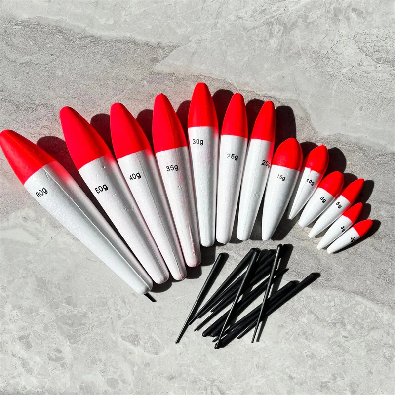 5pcs-Buoyancy-2g-60g-Foam-Fishing-Float-Medium-Pass-Float-Rock-Fishing ...