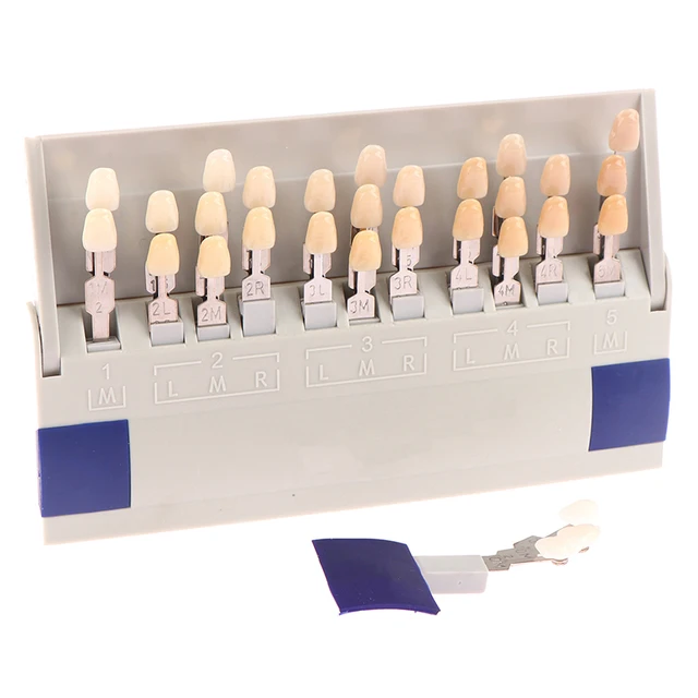 Dental Laboratory Dental Instruments 16 Colors Teeth Whitening 3D Shade ...