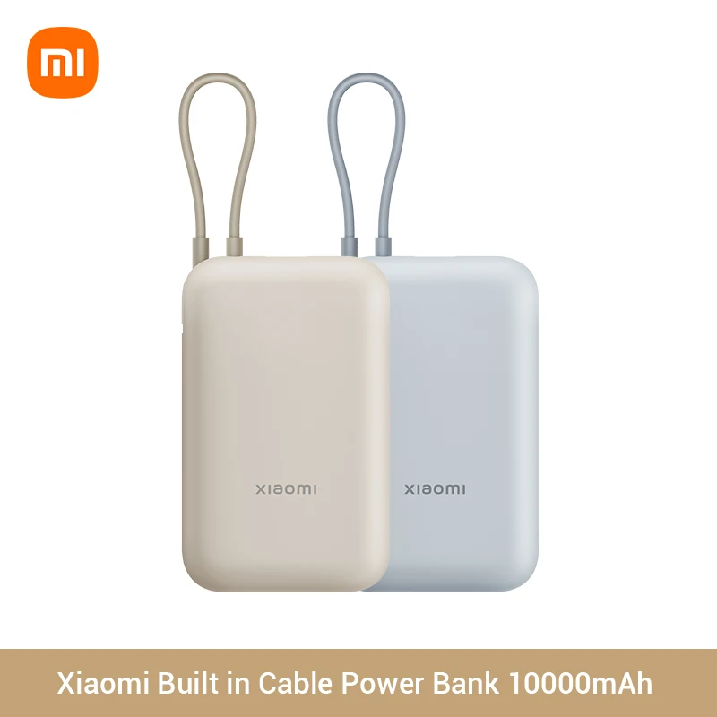 Xiaomi Built In Cable Power Bank 10000mAh 22.5W P15ZM Type-C Two way ...
