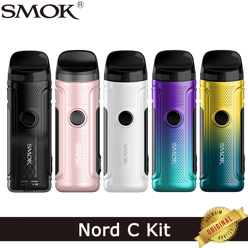 Original-SMOK-Nord-C-Pod-Kit-1800mAh-Battery-50W-Vape-4-5ml-Empty-NordC ...