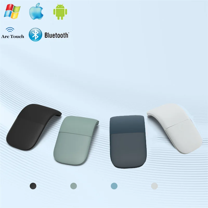 SOURIS,Green--Souris Sans Fil Bluetooth Pour Microsoft Arc, Accessoire Optique Ergonomique Pour ...