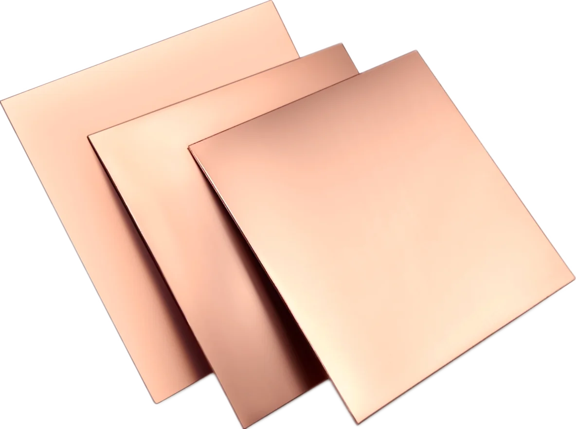 2/1.5/3/4/5/6 300x300mm T2 Copper Sheet Thickness Copper Plate Laser ...