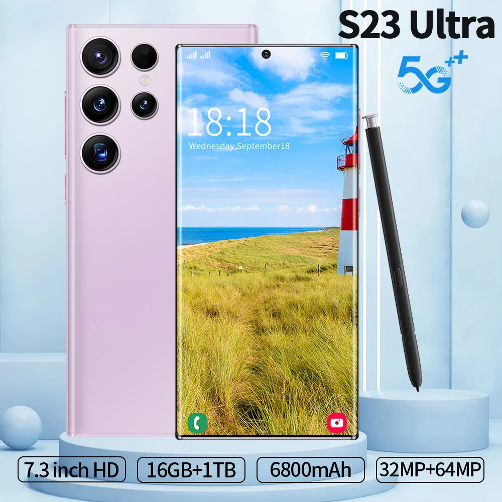 S23-Ultra-Smart-Phone-5G-Face-ID-Unlocked-Mobilephone-7-3-inch-HD ...