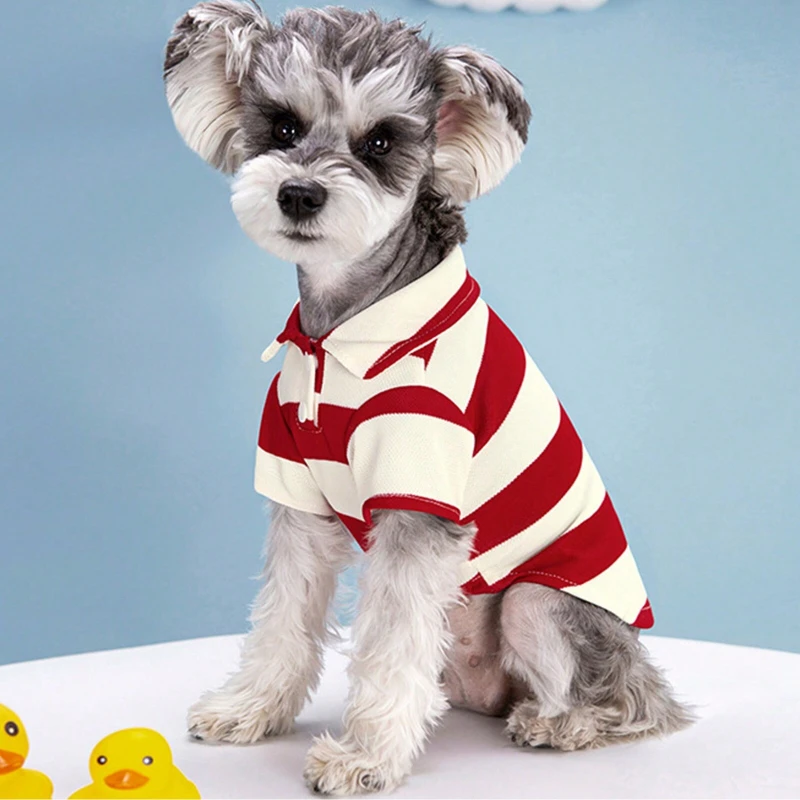 Camiseta-a-rayas-para-perro-Polo-transpirable-para-perro-peque-o-gato ...