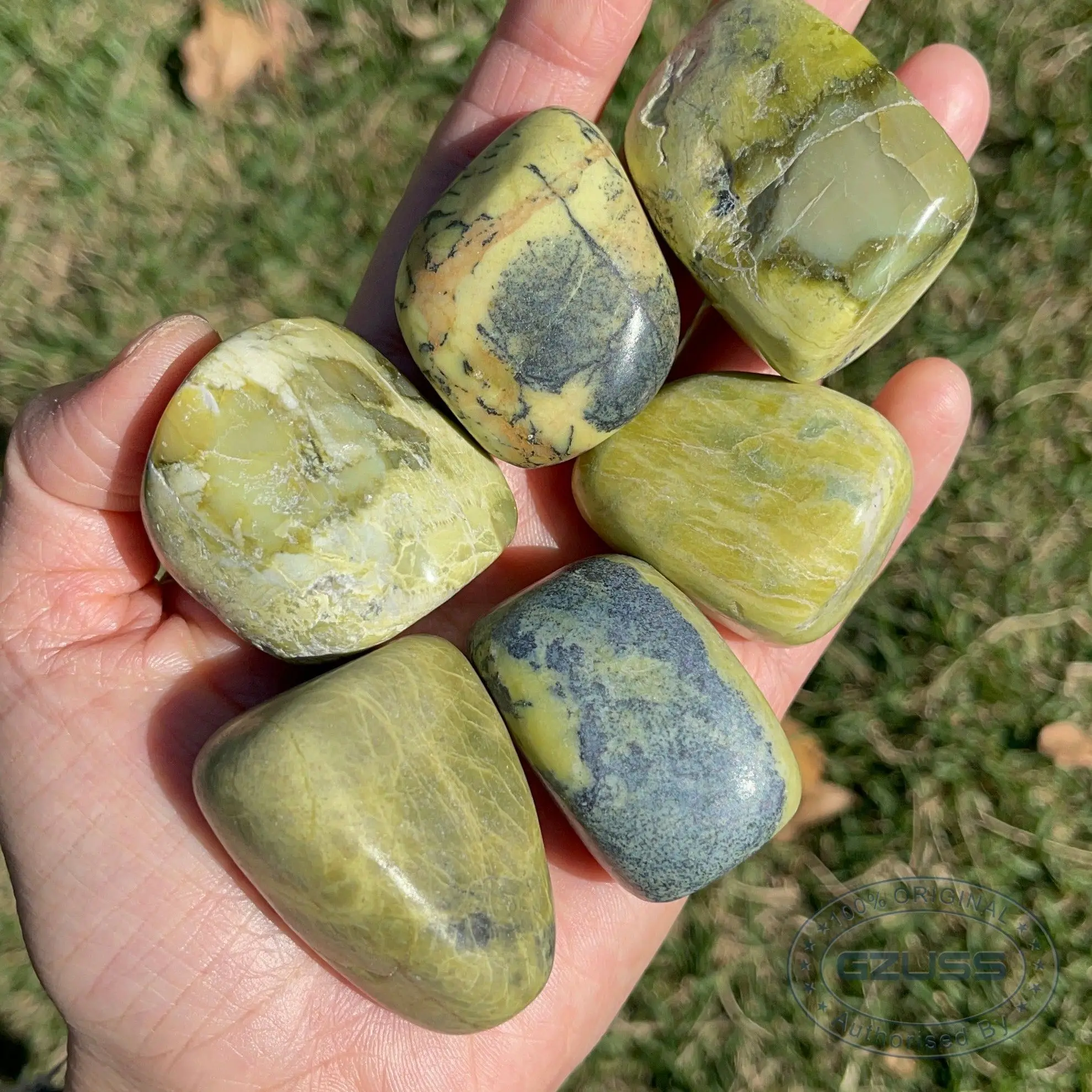 Tumbled Serpentine Rock