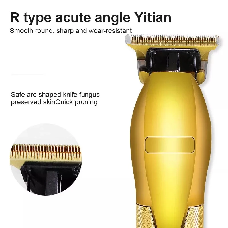 TONDEUSE CHEVEUX,silver--Tondeuse Professionnelle Pour Hommes, Rasoir À Barbe Sans Fil Et ...