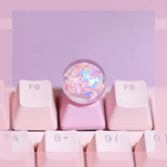 Kawaii Keycap Anime Cute Cartoon Pink ESC R4 Key PBT Three-dimensional ...