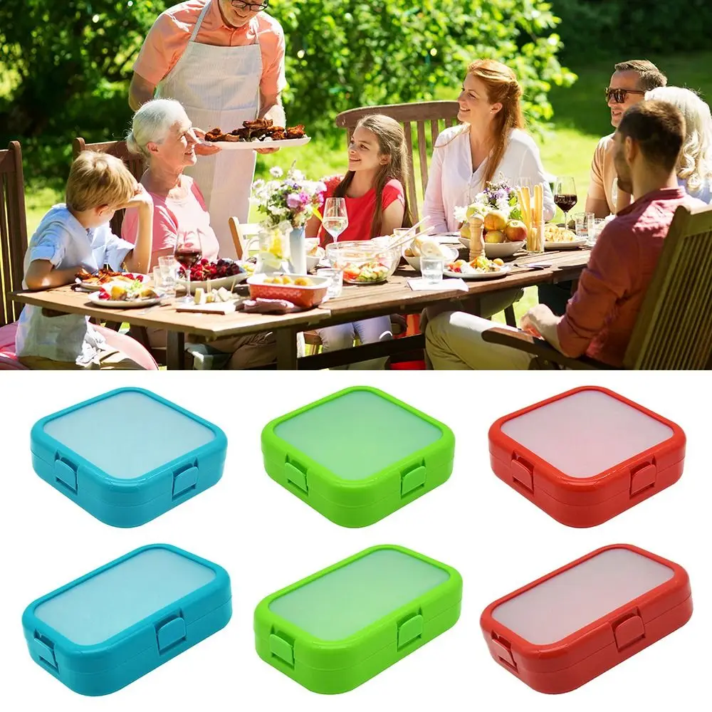 Portable-Leakproof-for-Students-Office-Workers-Rectangle-Grid-Bento-Box ...