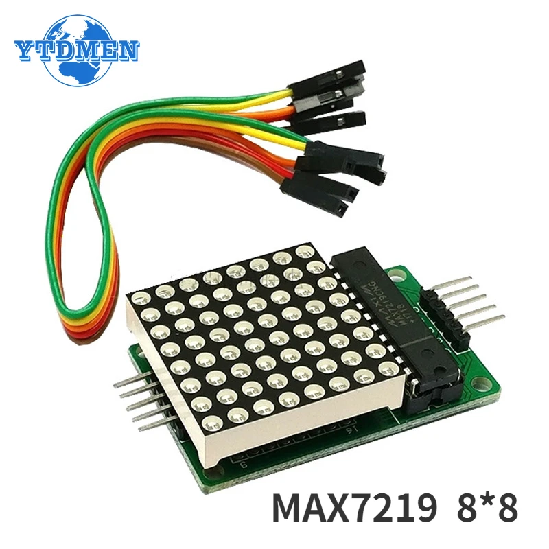 Matrice-points-LED-Pr-vention-7219-technologie-de-contr-le-MCU-8x8-pour ...
