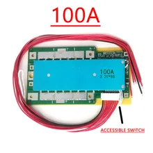 리튬 철 인산염 배터리 보호 보드, W 밸런스 RV 인버터, 고전류, BMS Lifepo4, 3.2V, 8S, 24V, 100A ...