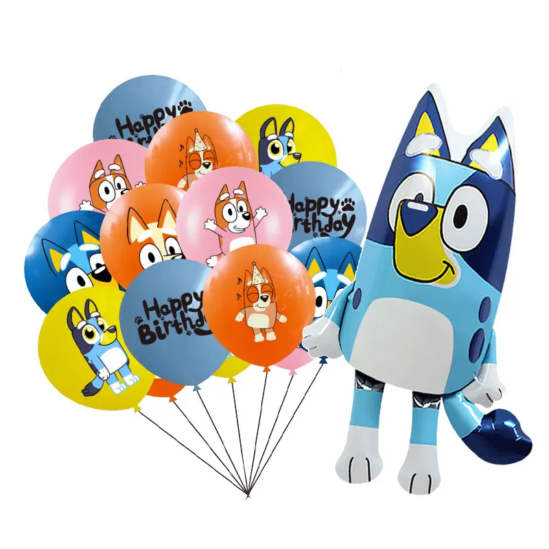Globos-Bluey-con-pel-cula-de-aluminio-Globos-de-l-tex-con-dibujos-de ...