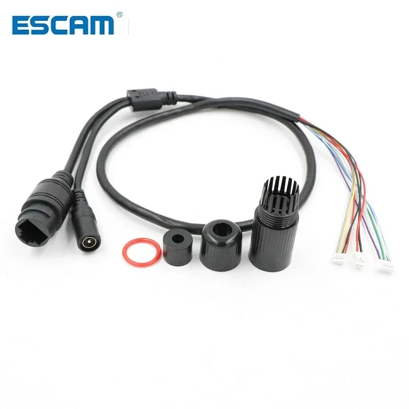 CCTV-POE-IP-network-Camera-PCB-Module-video-power-cable-65cm-long-RJ45 ...