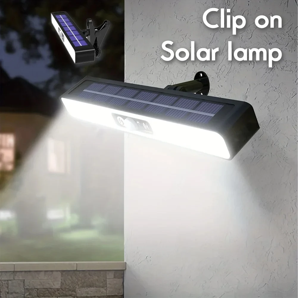 Clip-On-Solar-Motion-Lights-Outdoor-Waterproof-Fence-Lights-36-LEDs ...
