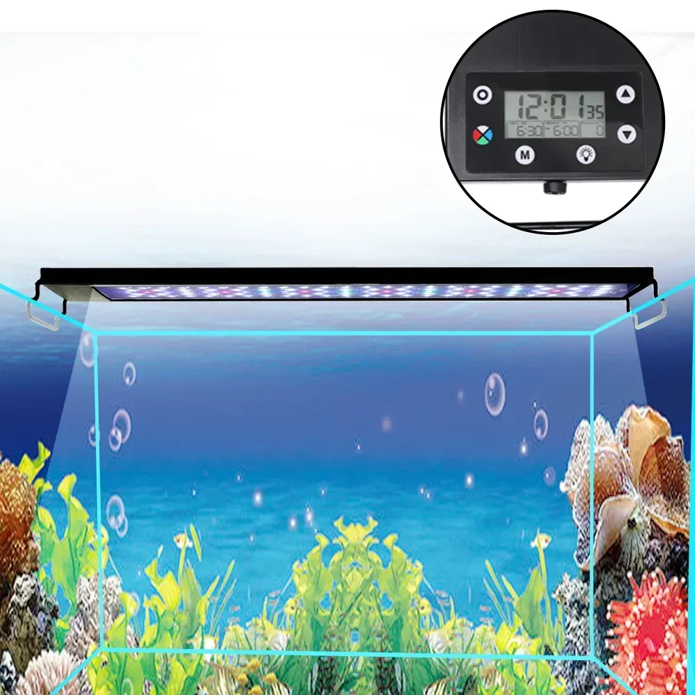 120cm-Aquarium-Led-Light-Adjustable-Timer-Full-Spectrum-Fish-Tank-Light ...