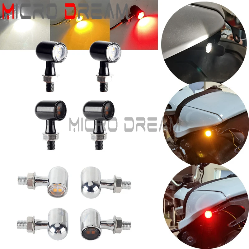 8mm-Bolt-Motorcycle-LED-Turn-Signal-Lights-For-Cafe-Racer-Chopper ...
