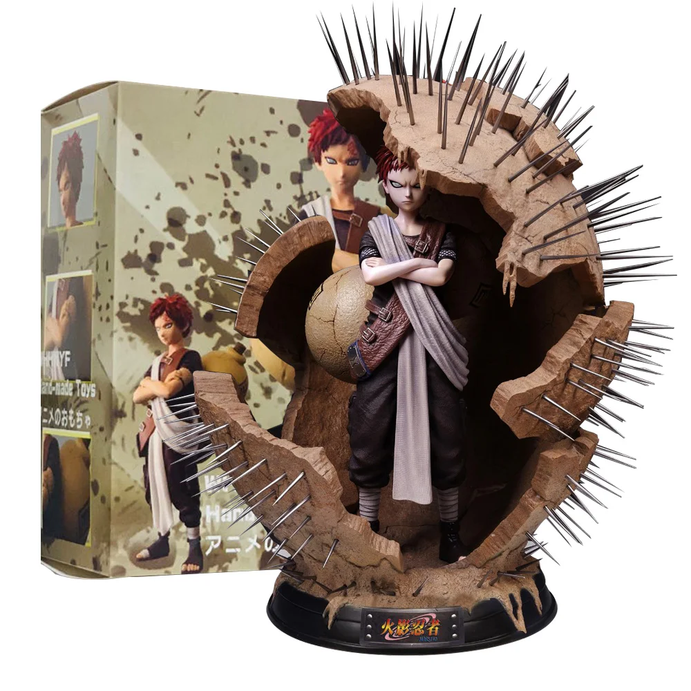 20CM Anime Naruto Ten Years of Hundred Ninja Gaara Big Gourd Decorative ...