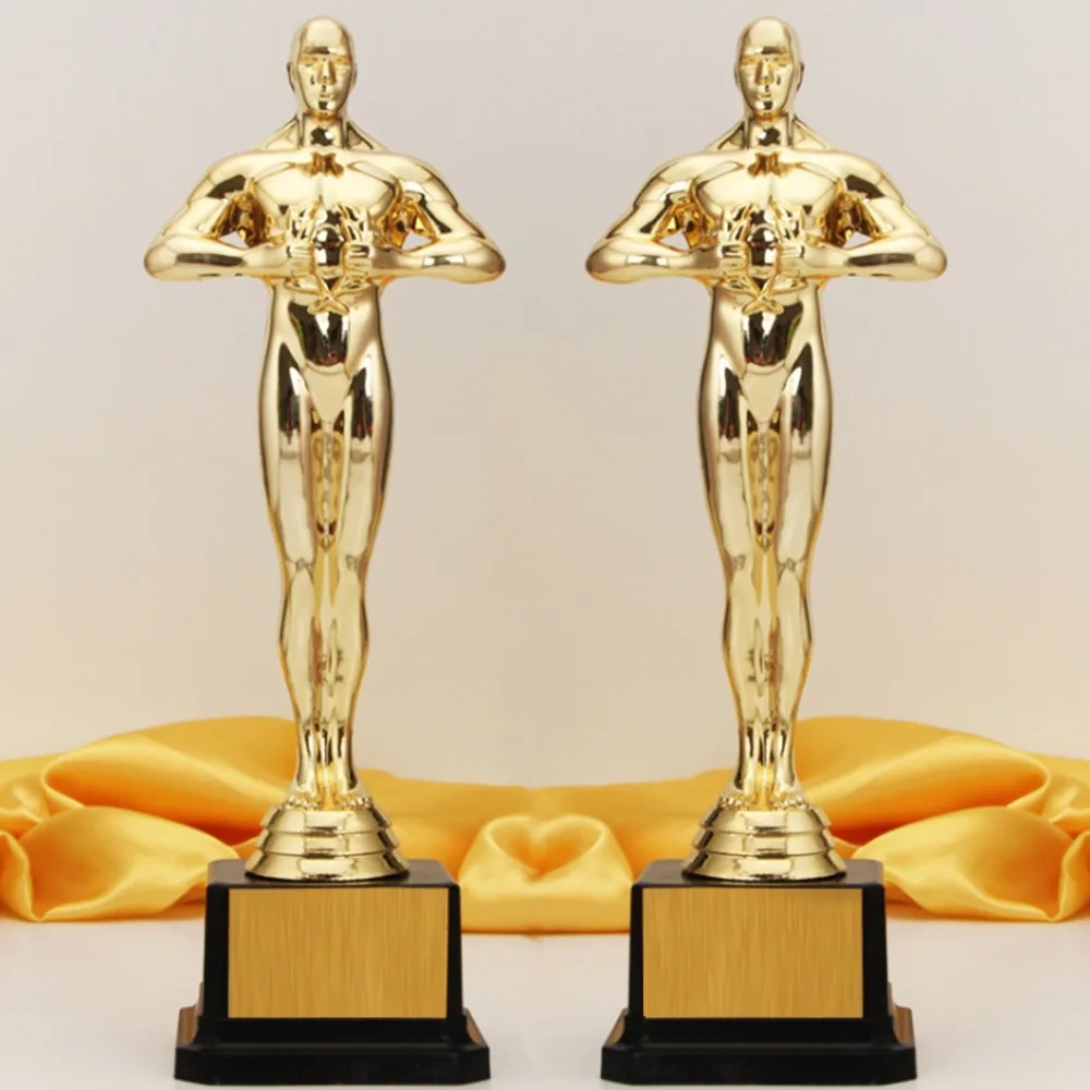Replica-Oscar-Trophy-Awards-Plastic-Gold-Plated-Little-Golden-Man-Cup ...