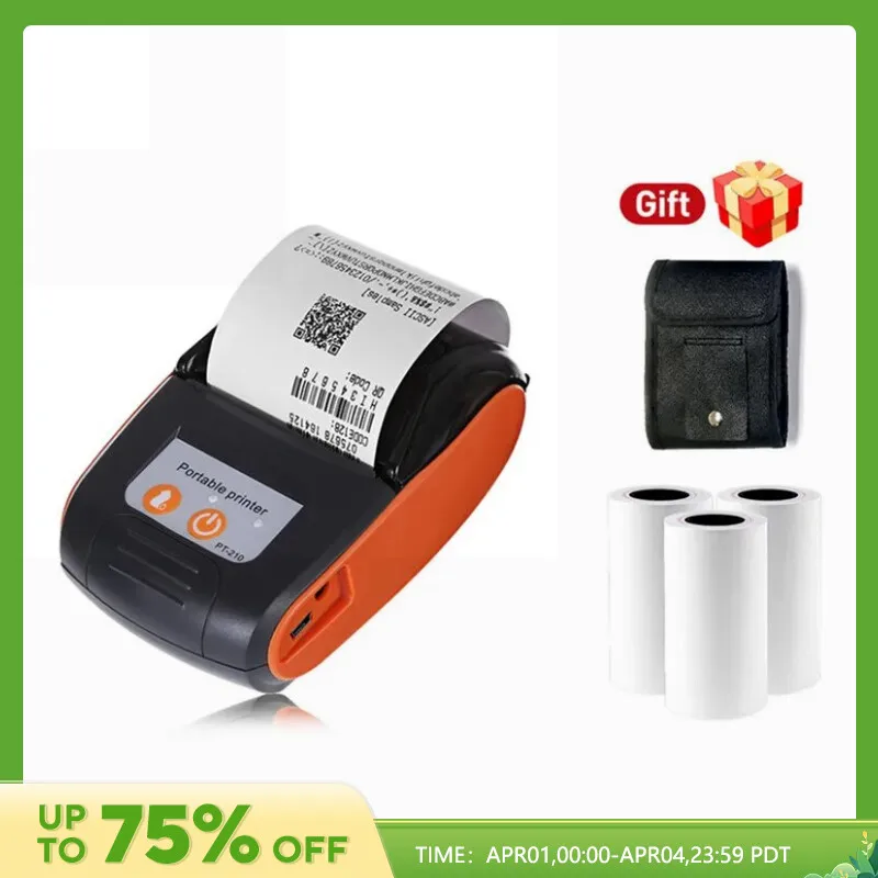 Mini-Thermal-Receipt-POS-Printer-Wireless-Bluetooth-58mm-Portable ...