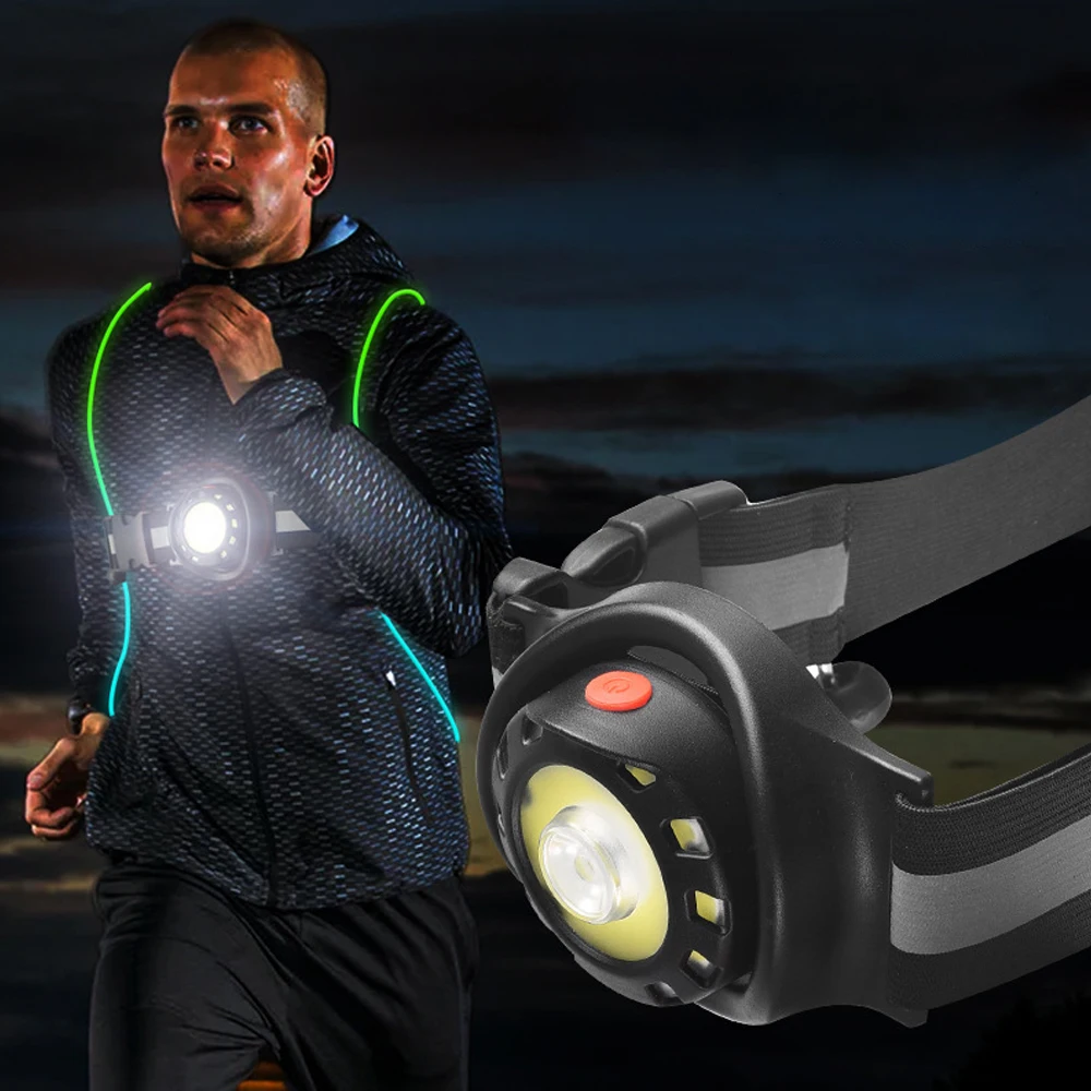 Running Light Led Outdoor Waterproof Usb Rechargeable Torch With Rgb ...